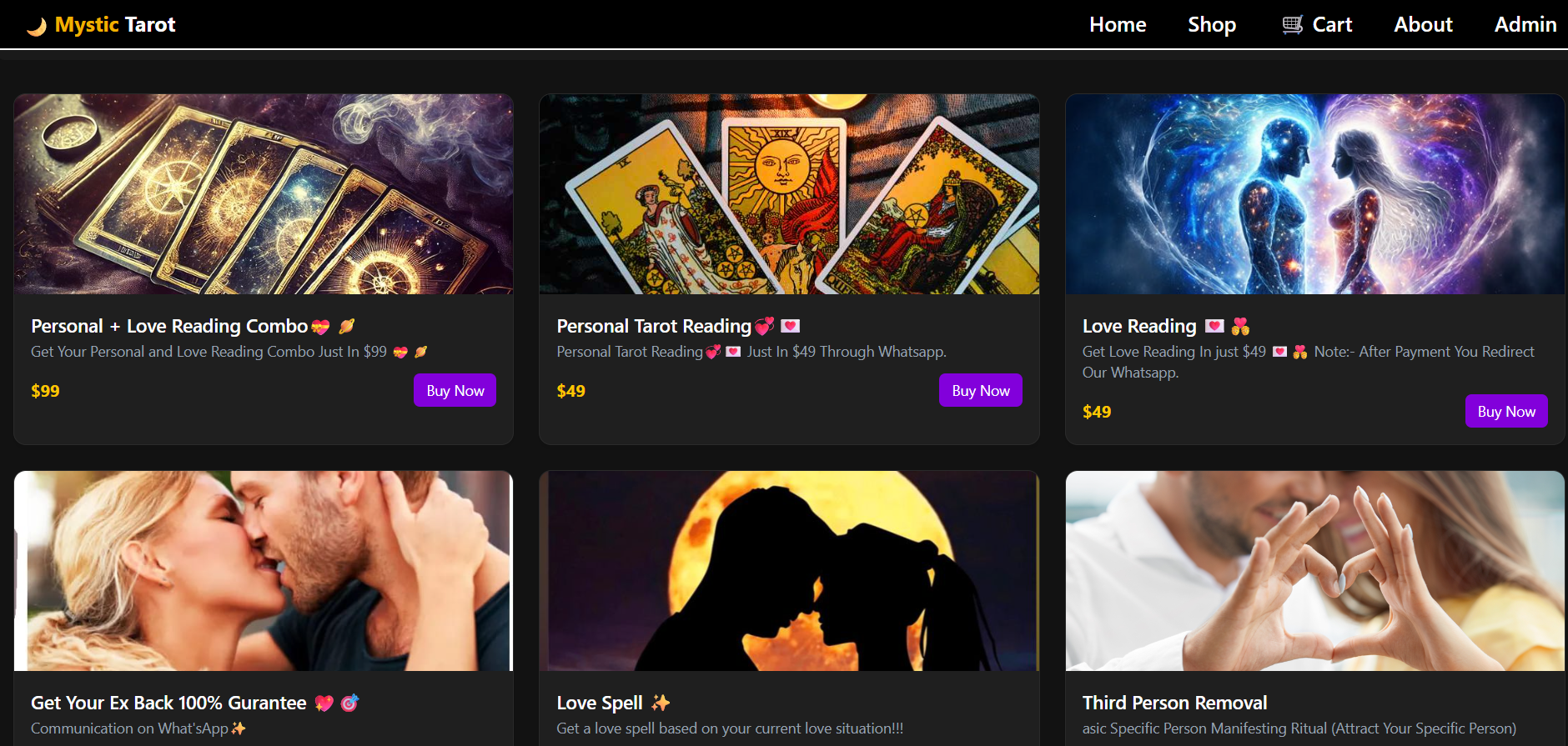 Mystic Tarot – Accurate Tarot Readings & Astrology Services